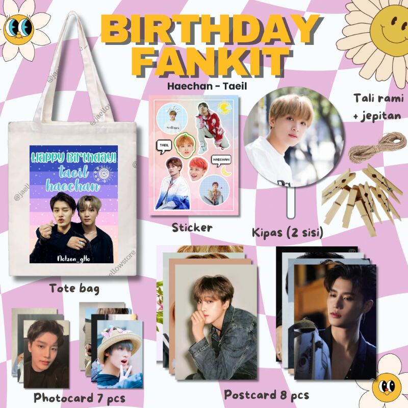 Jual FANKIT NCT HAECHAN TAEIL BIRTHDAY | Shopee Indonesia