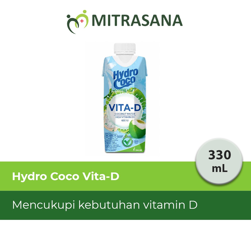 Jual Hydro Coco Vita-D Memenuhi Kebutuhan Vitamin D - 330ml | Shopee ...
