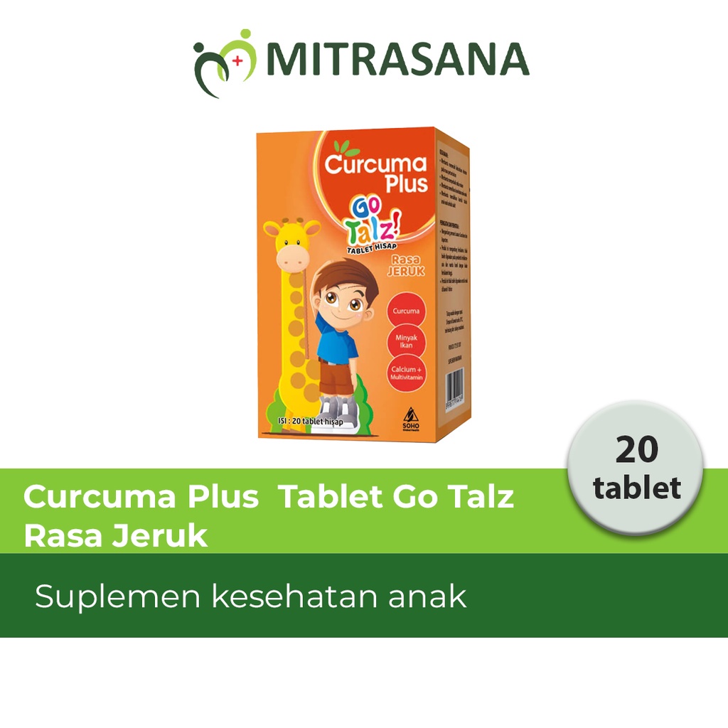 Jual Curcuma Plus Go Talz! Tablet Hisap 20 Tablet | Shopee Indonesia