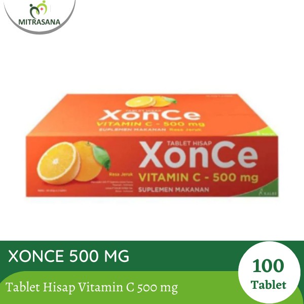 Jual Xonce Vitamin C 500 mg - 50 Sch @2 Tab - Penuhi Kebutuhan Vitamin C | Shopee Indonesia