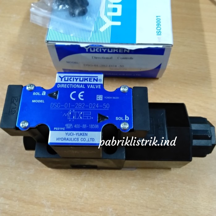 Jual Directional valve Hydraulic DSG 01 2B2 D24 50 Yuci Yuken original | Shopee Indonesia