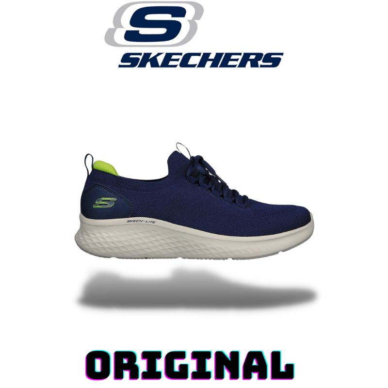 Jual Sepatu Skechers Lite Pro Navy ( 232593/NVLM ) Original | Shopee ...
