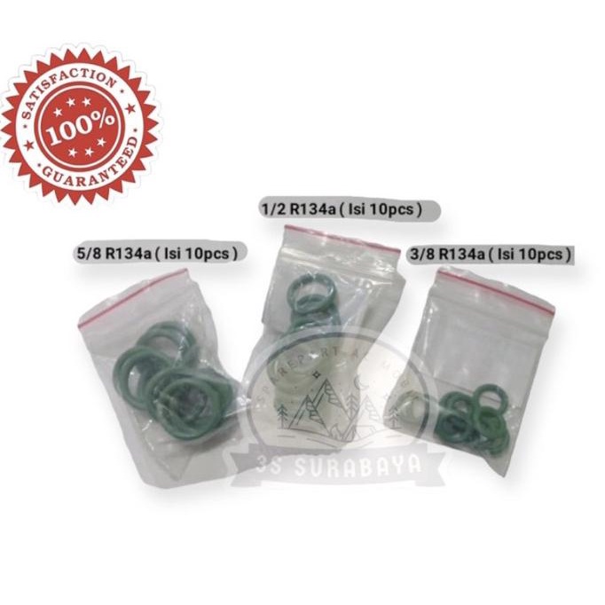 Jual Seal Oring Selang Karet Pipa Ac Mobil 3 Ukuran Kompresor ...