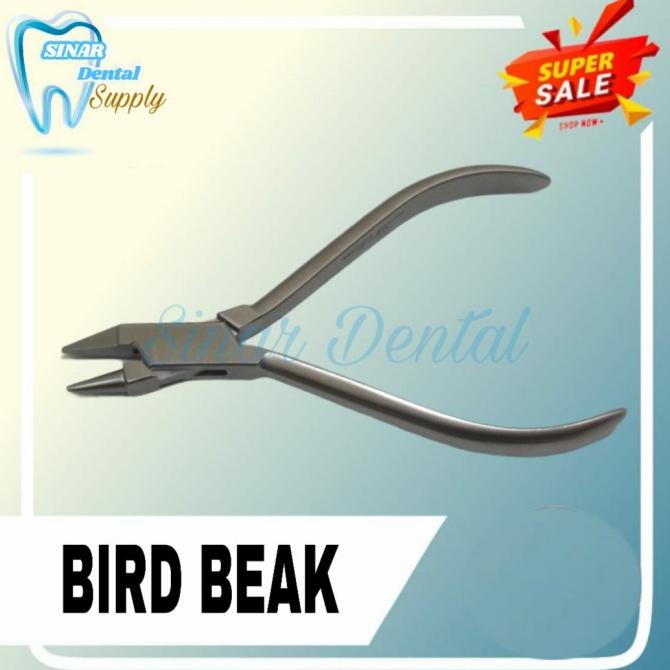 Jual DENTAL TANG ORTHO KLAMER BIRD BEAK BULAT PIPIH / ROUND FLAT ...