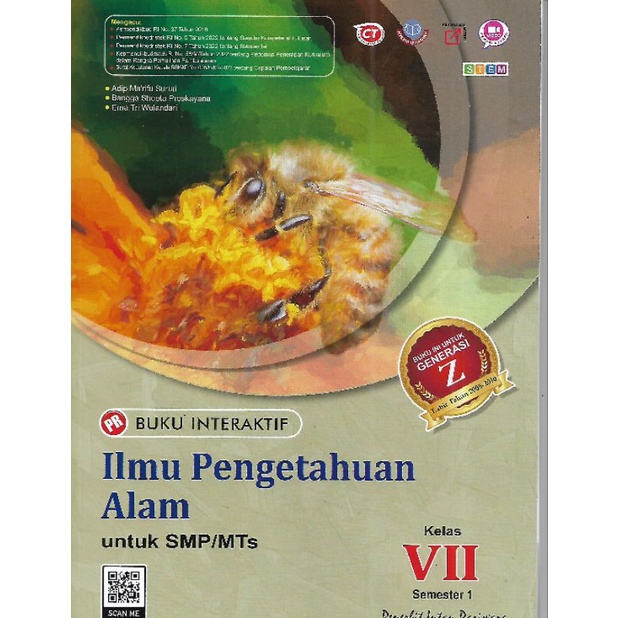 Jual Buku PR/LKS IPA SMP Kelas VII/7 Semester 1 Kurikulum K13 Intan pariwara Tahun 2023 | Shopee ...