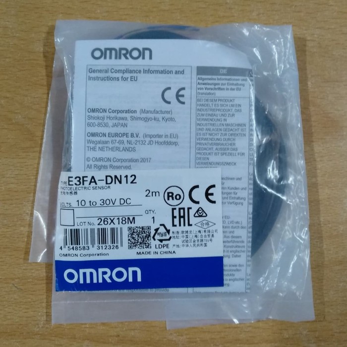 Jual Photo sensor E3FA - DN12 Omron Original | Shopee Indonesia