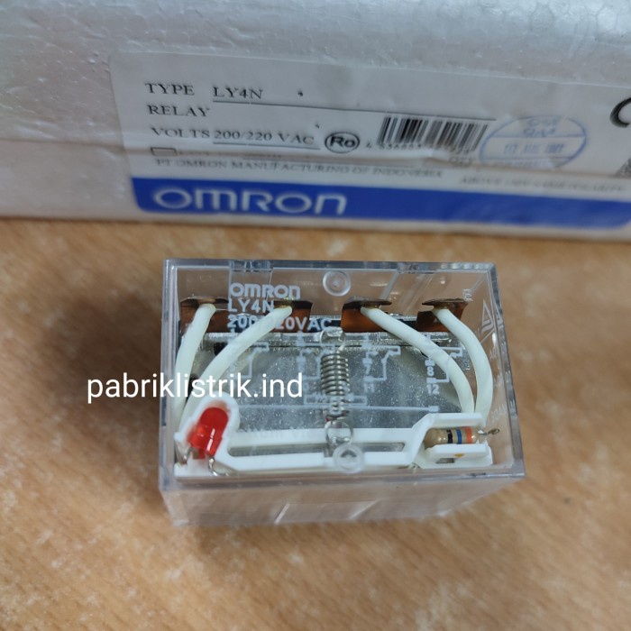 Jual Relay LY4N 220V AC 220VAC Omron original | Shopee Indonesia