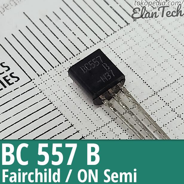 Jual BC557 Original On Semi BC557B BC 557 Bipolar PNP Transistor ...
