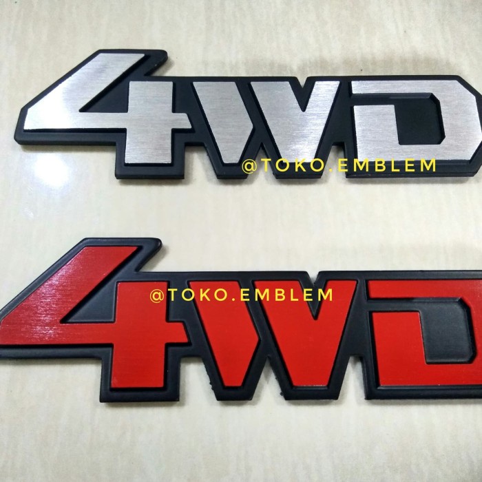 Jual Emblem 4Wd Four Wheel Drive | Shopee Indonesia