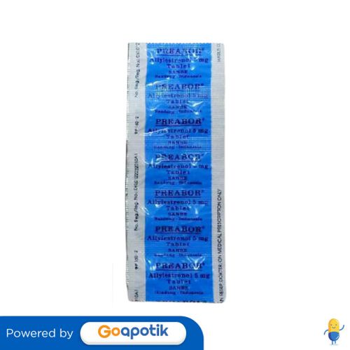 Jual PREABOR 5 MG STRIP 10 TABLET | Shopee Indonesia
