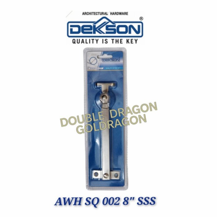 Jual Terlaris Adjusted Window Holder Dekkson Awh Sq 002 8" Sss Ramskar ...