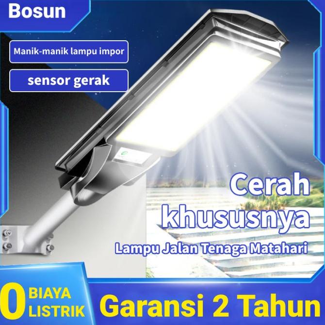 Jual Lampu Jalan Tenaga Matahari sensor gerak PJU Led Solar Cell ...