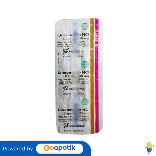 Jual LINCOMYCIN INDOFARMA 500 MG STRIP 12 KAPSUL | Shopee Indonesia