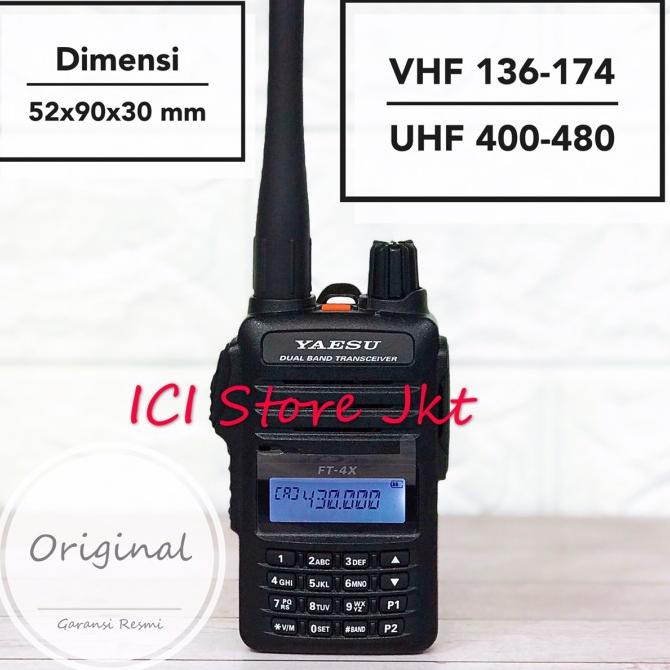 Jual Radio HT Yaesu FT 4X Original Garansi resmi | Shopee Indonesia