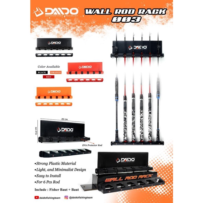 Jual RAK JORAN DAIDO FISHING TEAM (DFT) | Shopee Indonesia