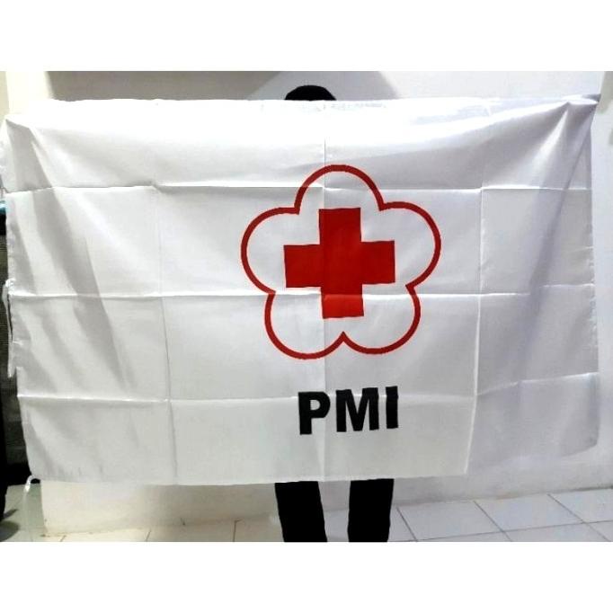 Jual bendera pmi / bendera pmr 90 x 135 hen | Shopee Indonesia