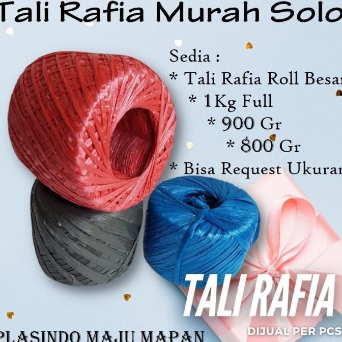 Jual Tali Rafia 1 Kg / Tali Rafia Hitam 1 Kg Full / Tali Rafia Murah ...
