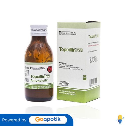 Jual TOPCILLIN 125 MG SIRUP KERING 60 ML | Shopee Indonesia