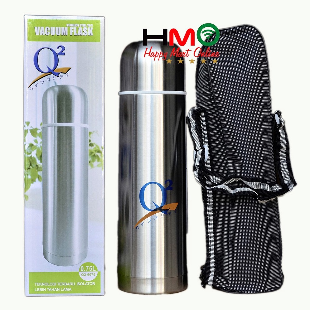 Jual Grosir Thermos Termos Air Panas dan Dingin Q2 Vacuum Flask 250Ml, 500Ml, 750Ml, 1000Ml NSL ...