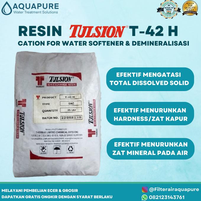 Jual Resin Kation Demin Tulsion T42H / Cation Demineralisasi Viral ...