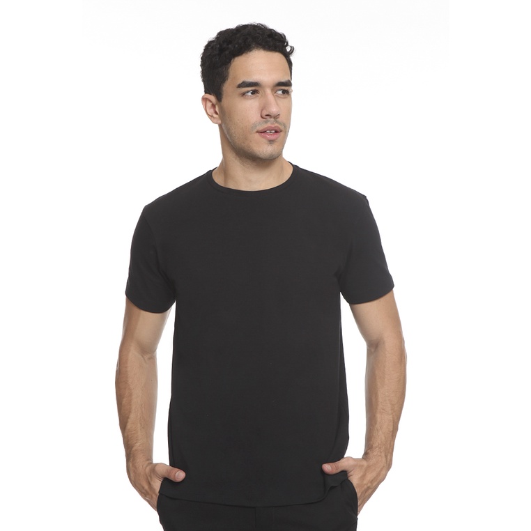 Jual Executive Basic Plain T-Shirt Black | Shopee Indonesia
