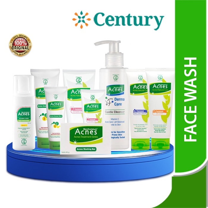 Jual Acnes Series Wash/ White Face 50ml/100ml/ Creamy wash100/ 50 ...