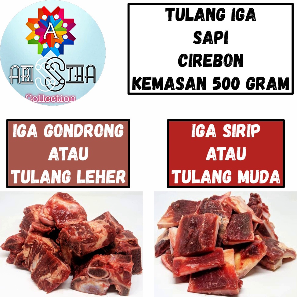 Jual Tulang Iga Sapi 1 Kg Tulang Leher dan Tulang Muda Halal | Shopee ...