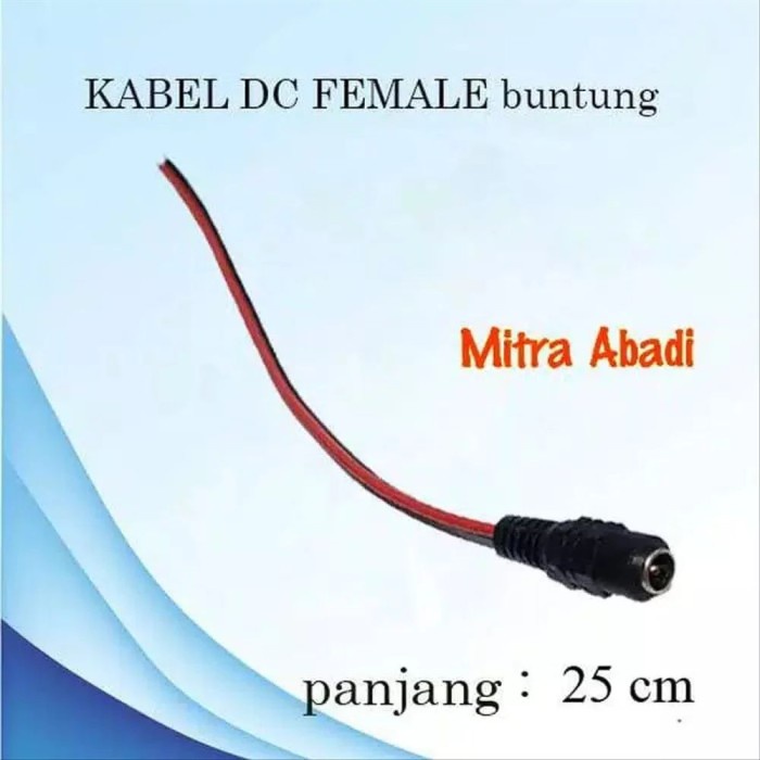Jual Kabel Jack DC Female Untuk Pompa DC Konektor CCTV | Shopee Indonesia