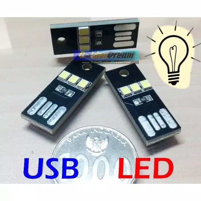 Jual Ultra Mini Lampu LED USB Lampu Emergency Lampu Camping Lampu Laptop | Shopee Indonesia