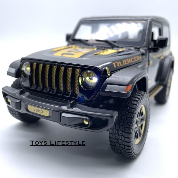Jual Mobil MiniAuto Diecast Jeep Wrangler Open Top Hard Top Off Road 1: ...