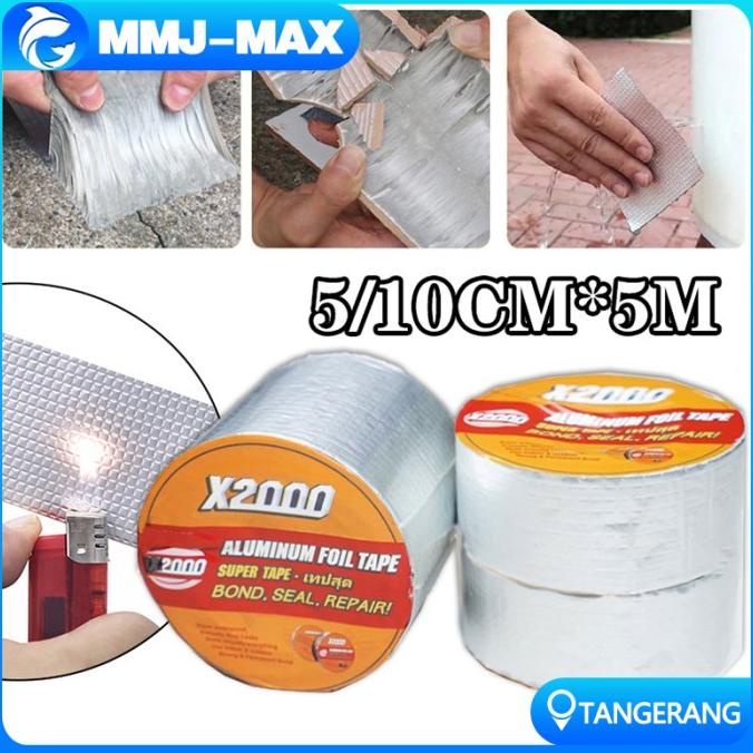 Jual 5/10cm*5mX2000 Tape Aluminium Foil Tape/Pita Atap Super | Shopee ...
