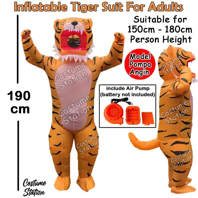 Jual Kostum Tiger Macan / Costume Singa Lion Animal Hewan Binatang ...