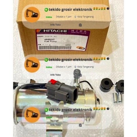 Jual Fuel Pump Rotak Hitachi 24Volt 24V 24 Volt Pompa Solar Hitachi ...