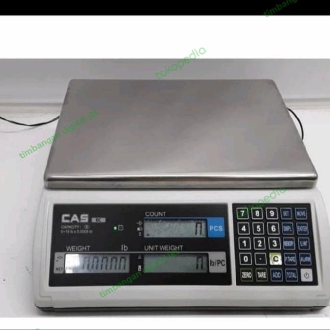 Jual Timbangan Cas Ec Counting Scale Timbangan Baut / Hitung Pcs 15Kg | Shopee Indonesia