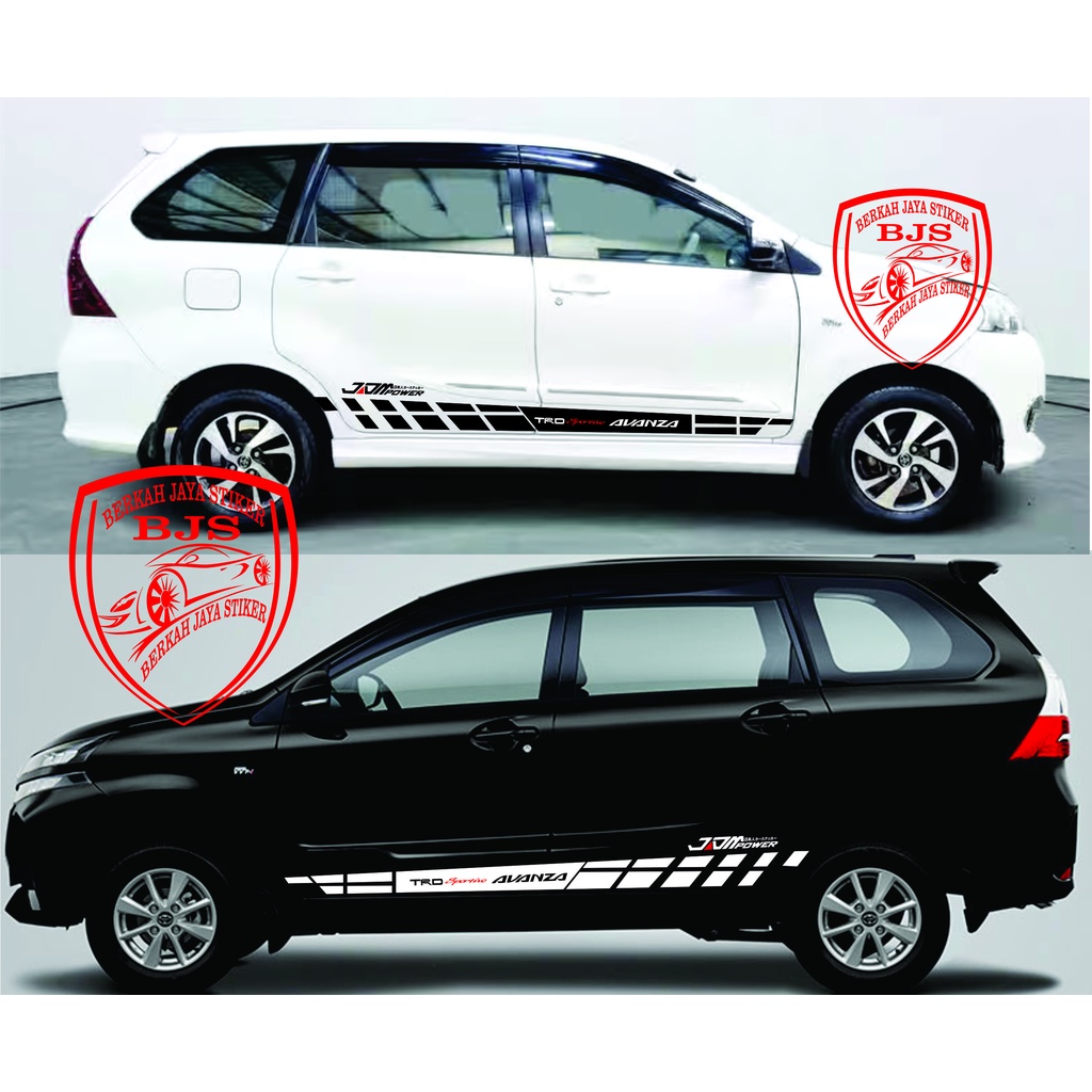 Jual STIKER MOBIL AVANZA VELOZ XENIA ALL NEW TOYOTA STICKER STRIPING ...