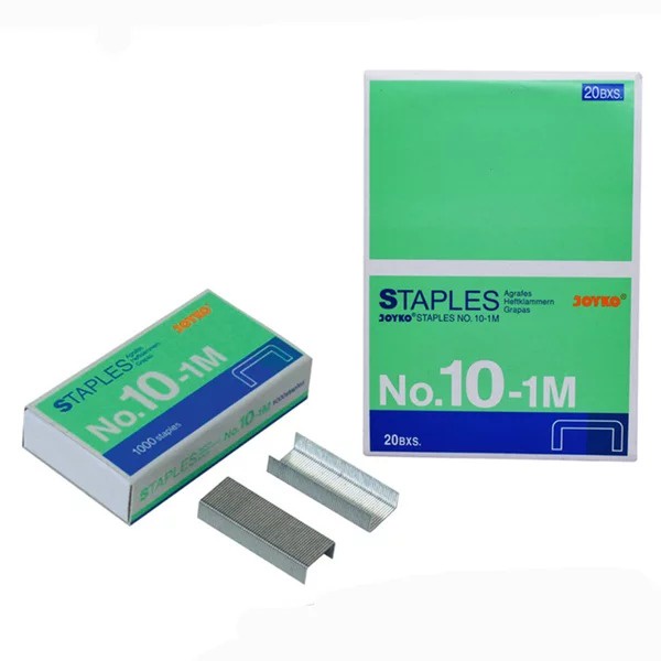 Jual STAPLES JOYKO NO. 10 KECIL ISI STAPLER REFILL ANAK HEKTER NO.10-1M ...