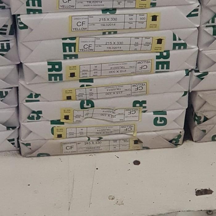 Jual Paper Kertas Ncr Bottom Merah/Kuning/Hijau/Biru/Putih Ukuran F4 ...