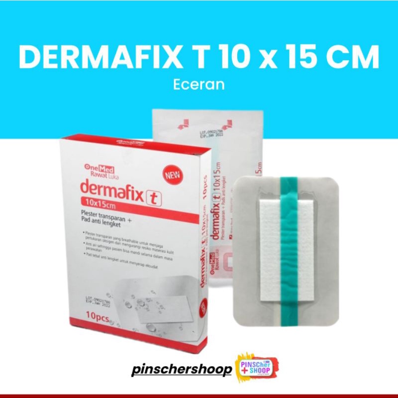 Jual Dermafix T 10 x 15 Cm Plester Transparan Anti AIr Onemed / Pcs ...