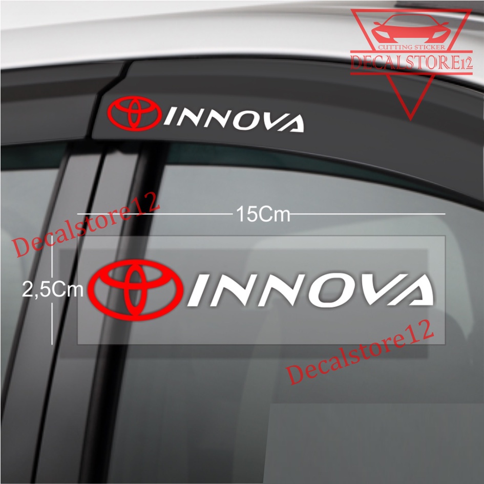 Jual stiker sticker mobil innova stiker cutting talang air toyota ...