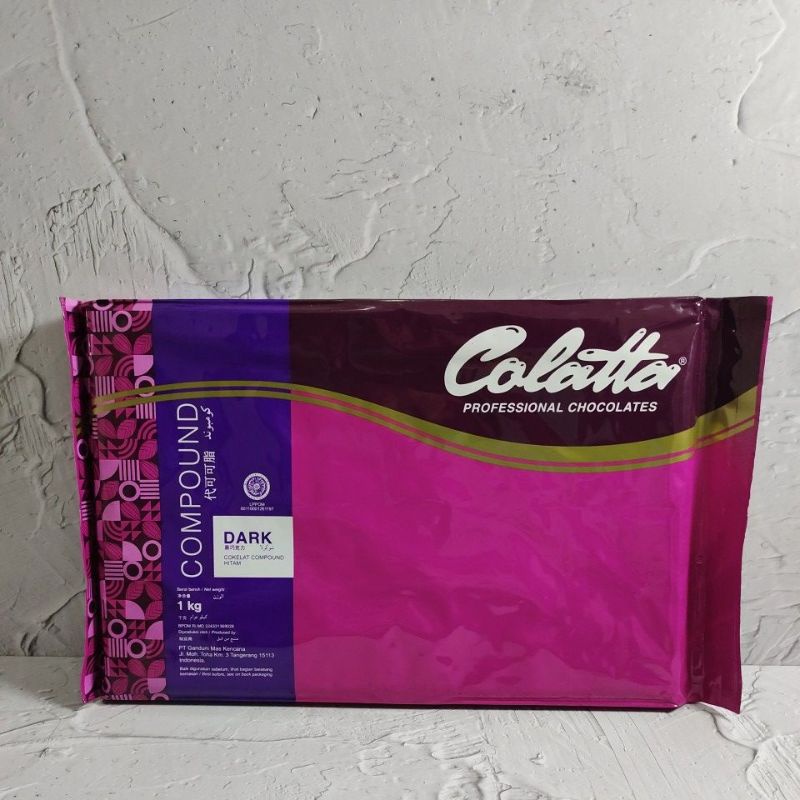 Jual Colatta Dark Compound Chocolate 1kg | Shopee Indonesia