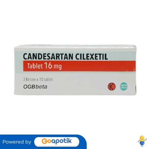 Jual CANDESARTAN CILEXETIL OGB BETA 16 MG BOX 30 TABLET | Shopee Indonesia