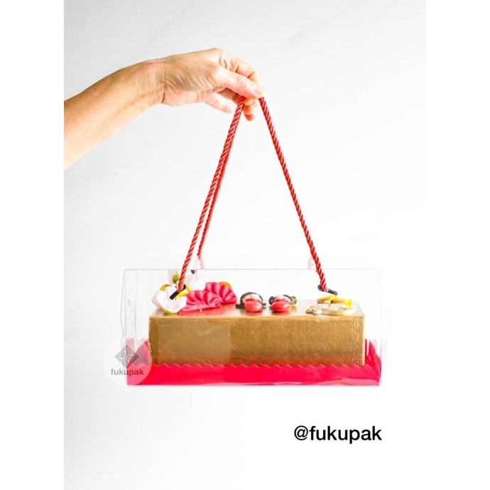 Jual Box Mika Tali 18x18,Kotak Kue Roti,Tart, Pudding, Cake,Souvenir ...