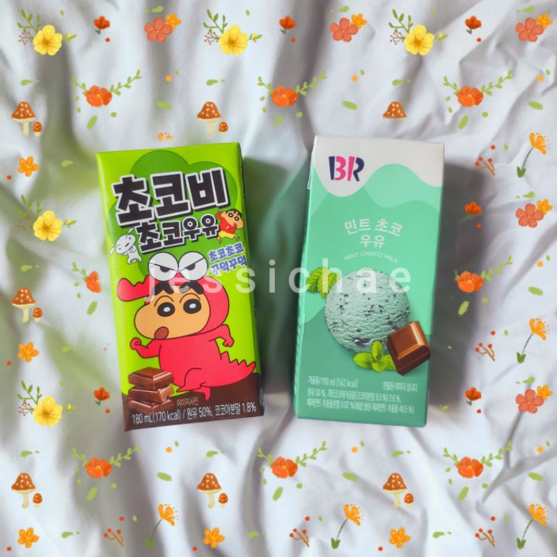 Jual [READY INA] BASKIN ROBBINS MINT CHOCO MILK HAECHAN SINCHAN CHOCOBI ...