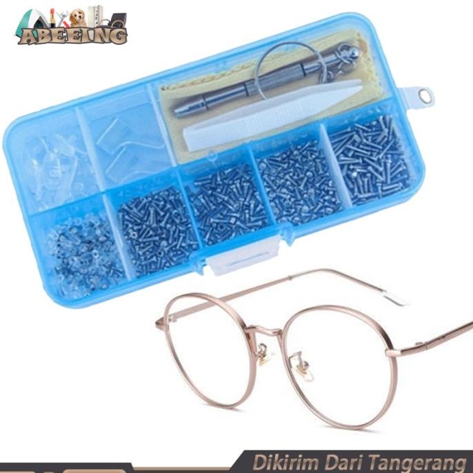Jual Buruan serbu] Set Perlengkapan Kacamata Reparasi Kacamata Obeng Baut Sekrup Nosepad ...