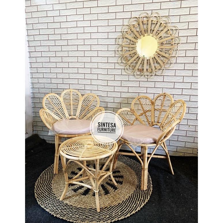 Jual Populer Termurah Kursi Rotan Model Kembang Kipas Natural Msx ...