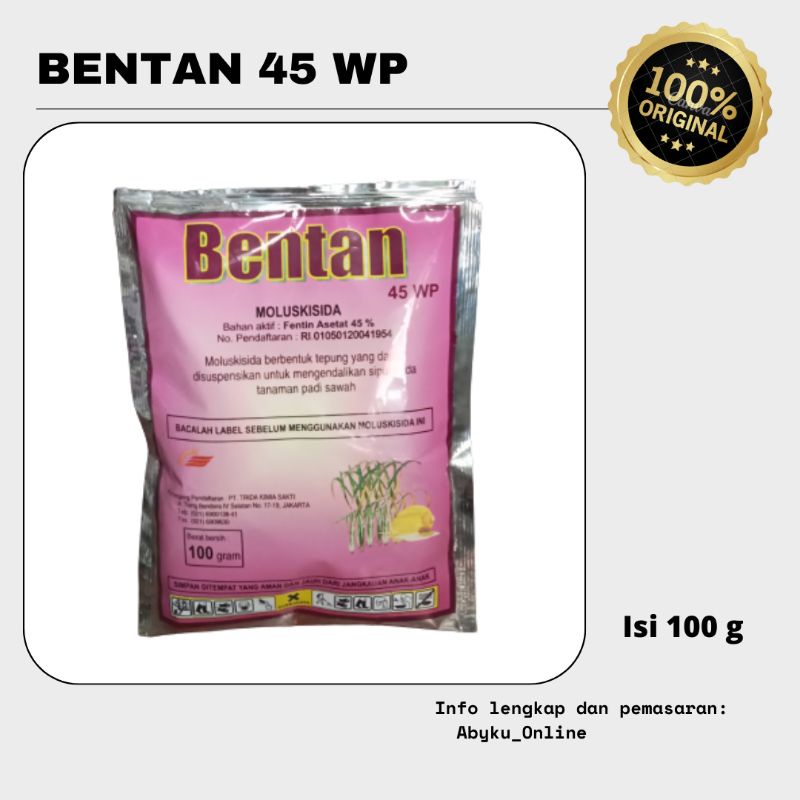 Jual INSEKTISIDA BENTAN 45 WP 100GRAM | Shopee Indonesia