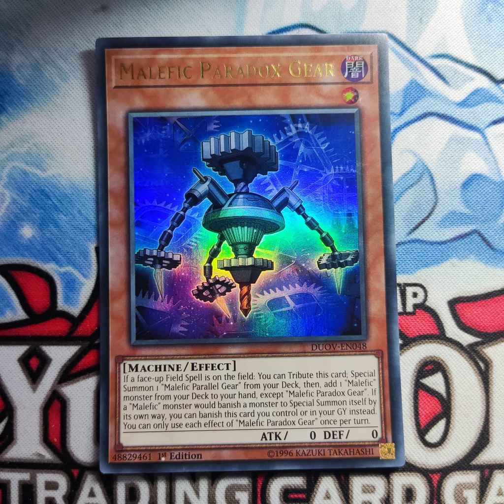 Jual yugioh malefic paradox gear DUOV ultra rare 1st original | Shopee ...