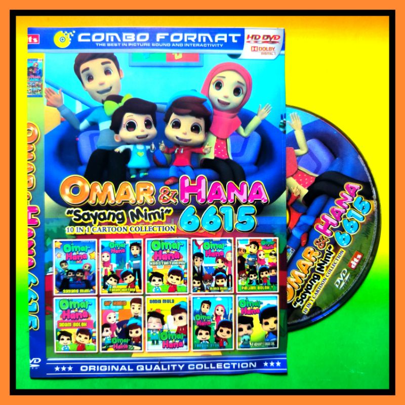 Jual Kaset Film Kartun Anak Koleksi Omar Dan Hana Volume 6615 Bahasa Indonesia. | Shopee Indonesia