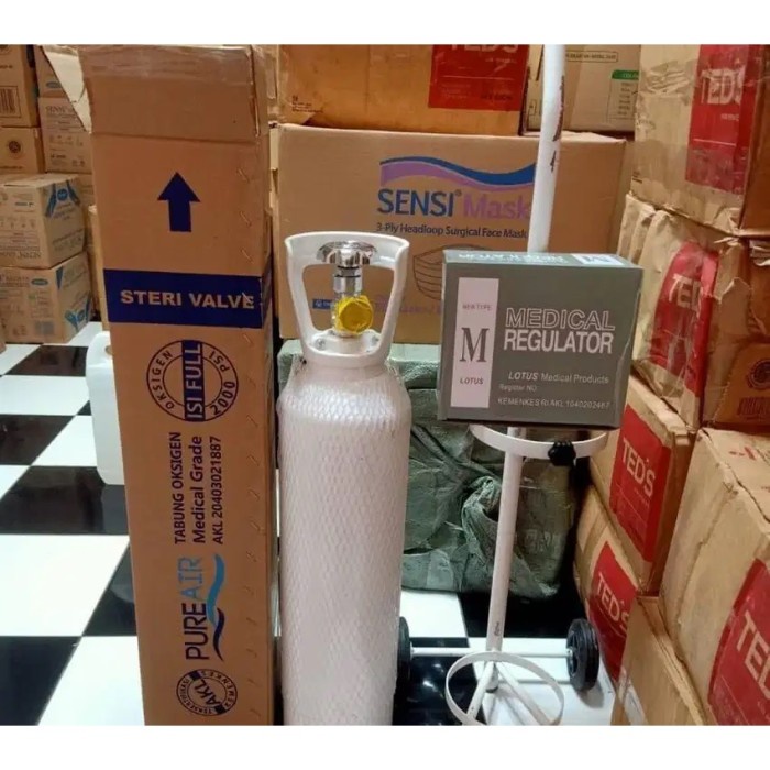 Jual Terlaris Tabung Oxygen Lengkap 1M3 Siap Pakai | Shopee Indonesia