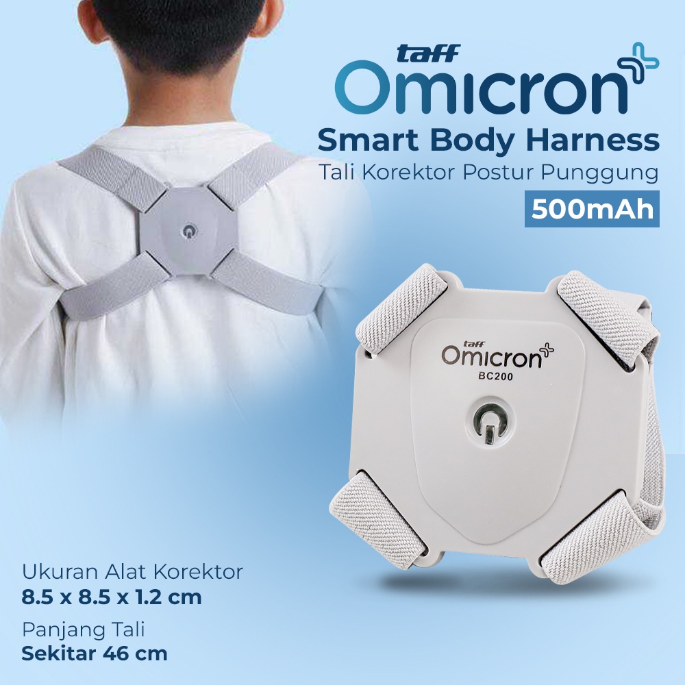 Jual Taff Omicron Smart Body Harness Tali Korektor Postur Punggung ...